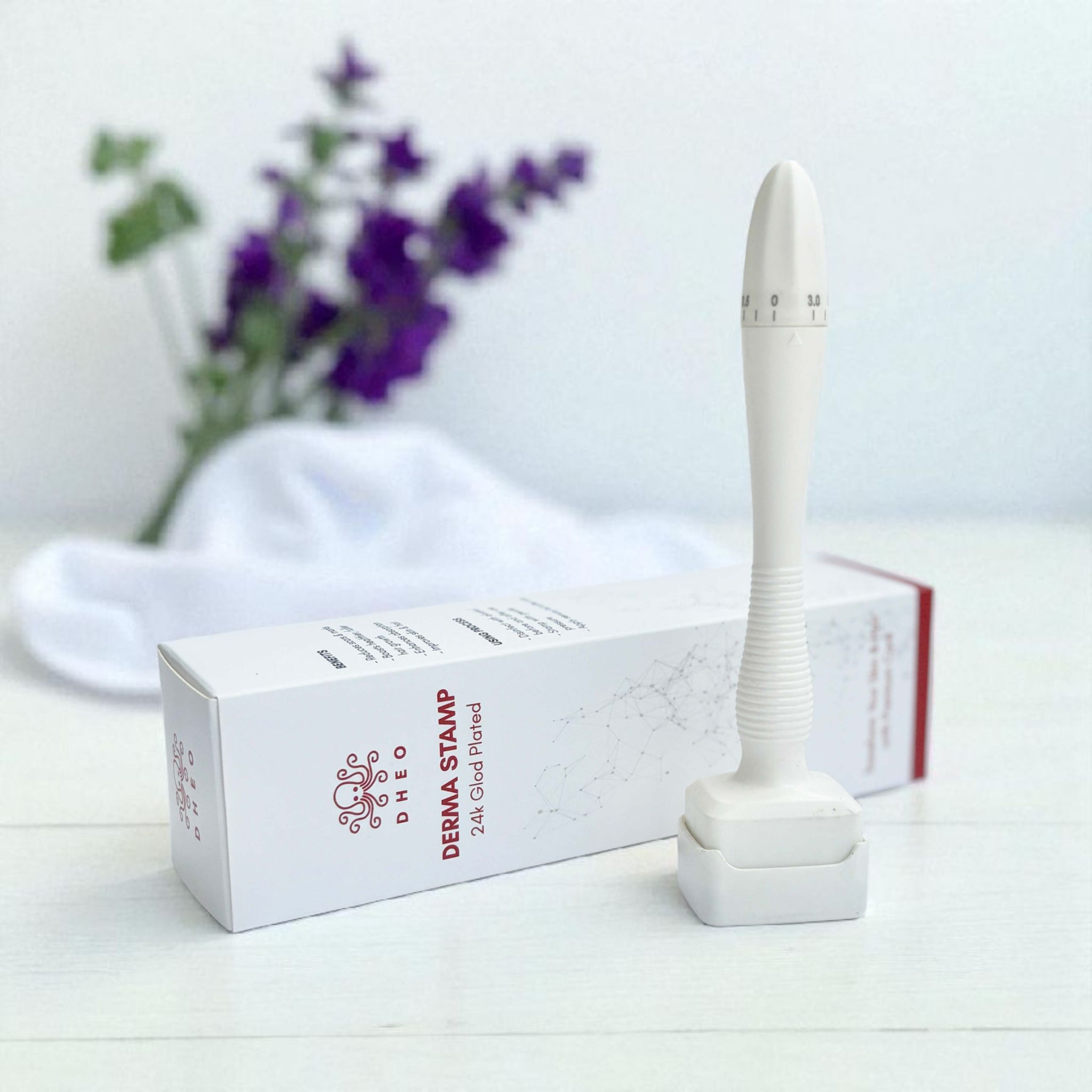 24K Gold Plated Derma Stamp for Skin & Hair | DHEO